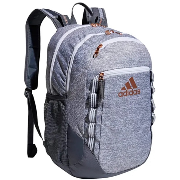 adidas | Bags | Adidas Excel 6 Backpack Greyrose Gold Recycled Padded ...